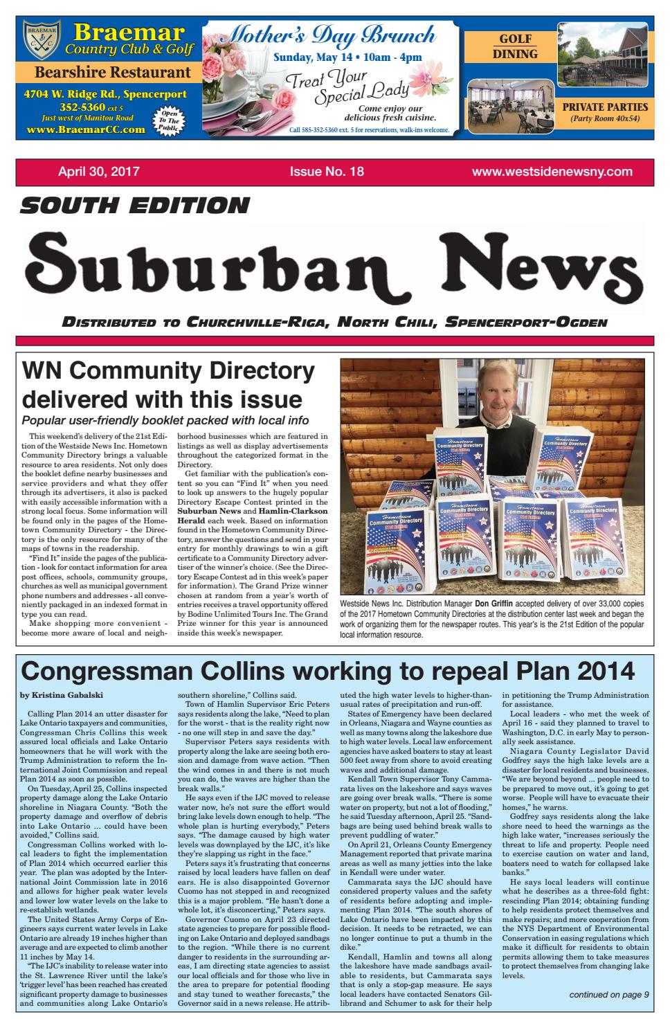 Suburban News South Edition - April 30, 2017 by Westside News Inc. - Issuu