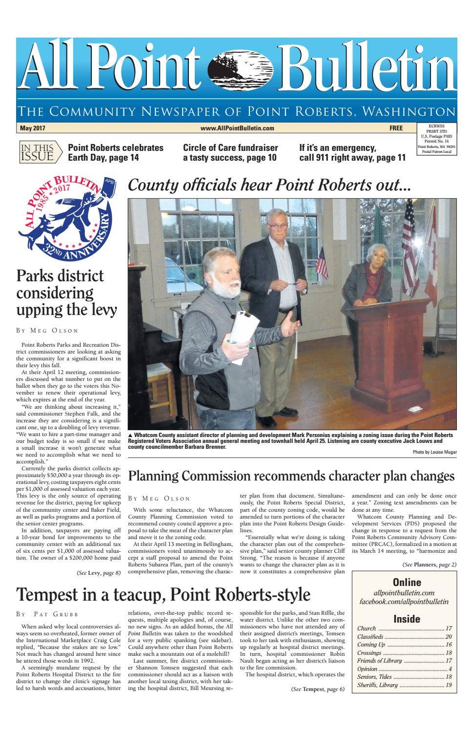 All Point Bulletin May 2017 by Point Roberts Press - Issuu