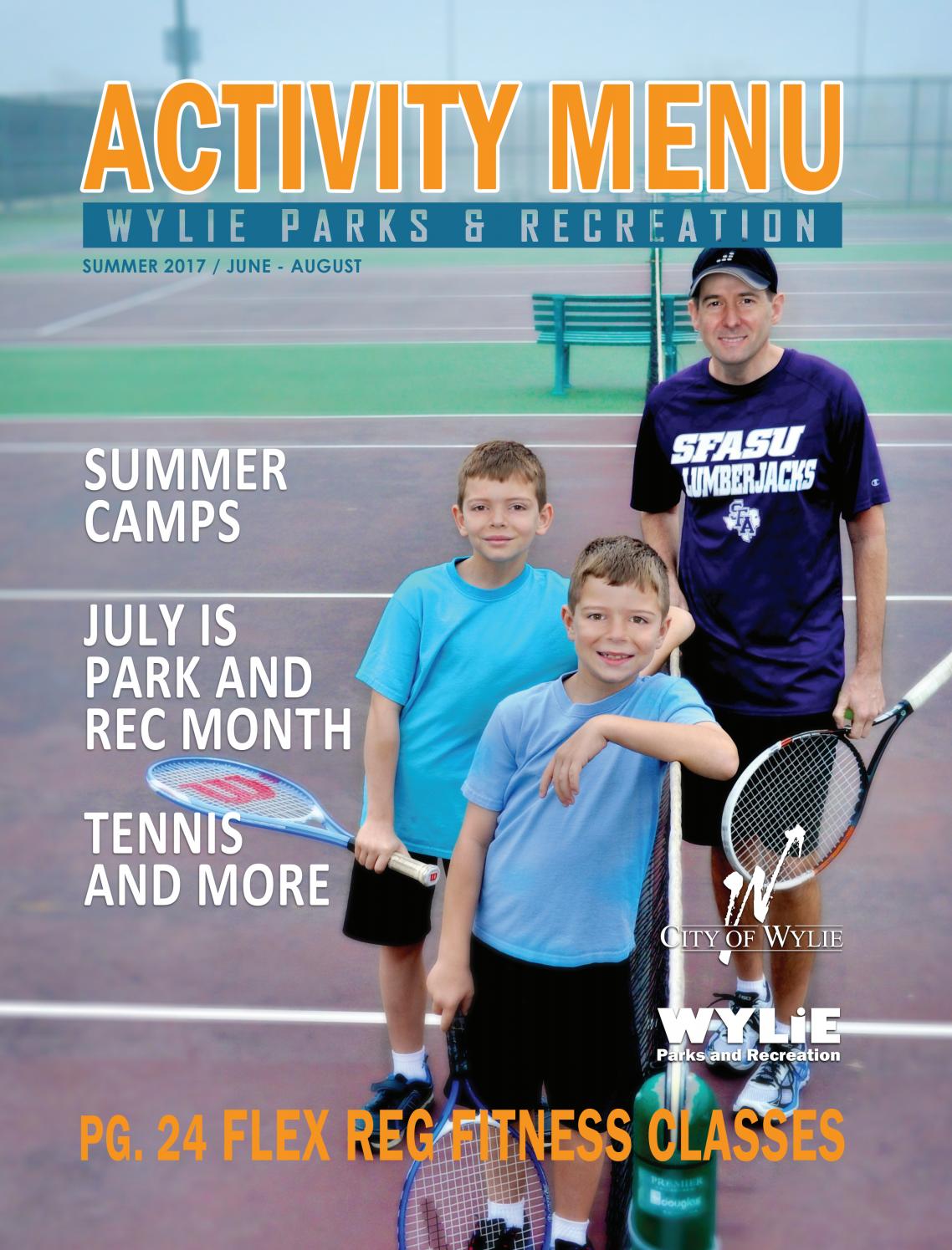 Activity Menu Summer 2017 by Wylie Recreation - Issuu