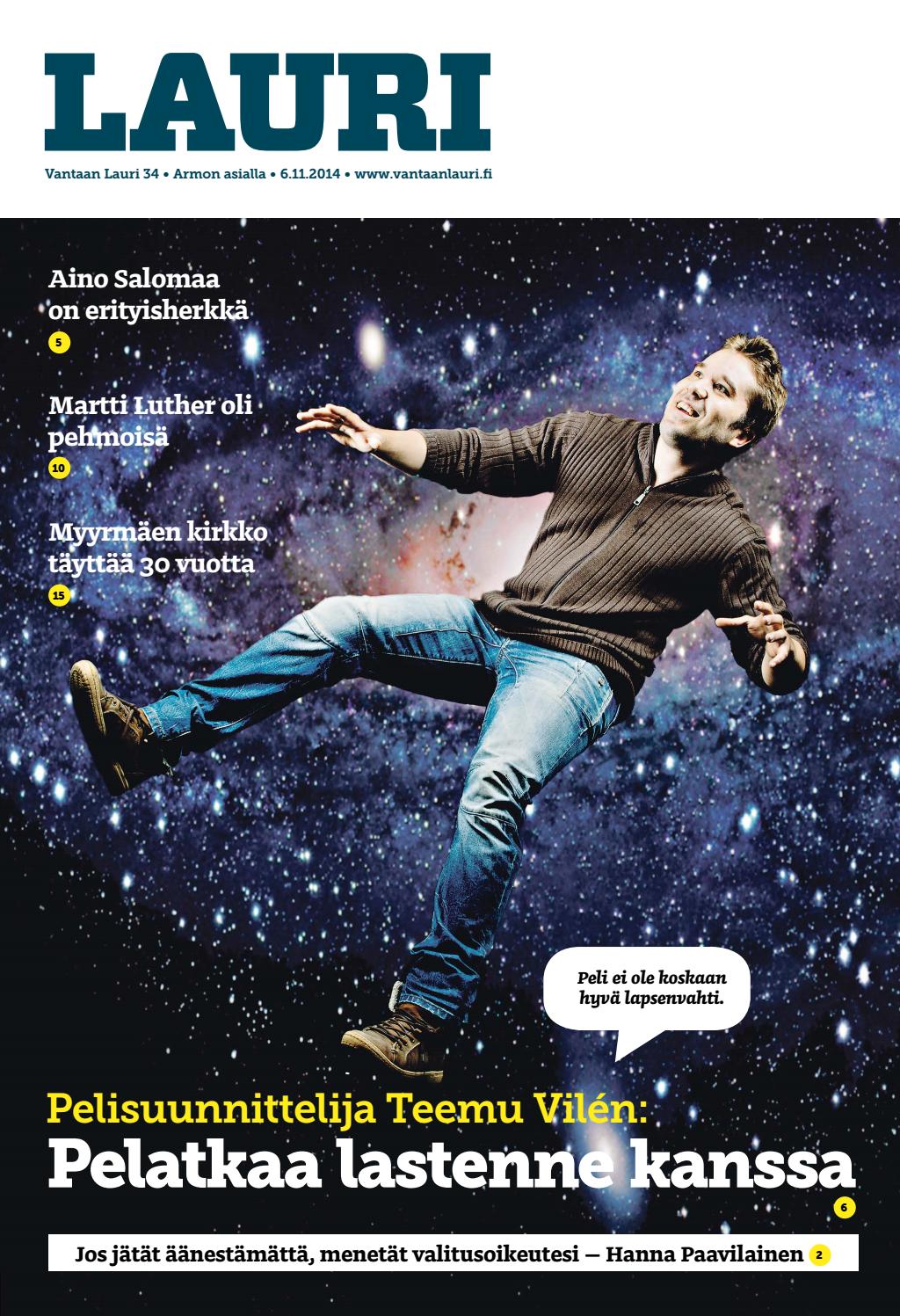 Lauri 2014 nro 34 (6 11) by Kirkko ja kaupunki - Issuu