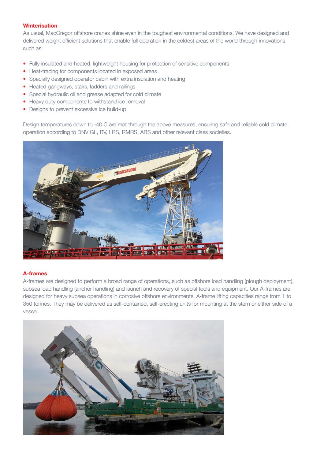 Offshore Support Vessels - brochure MacGregor by Cargotec - Issuu