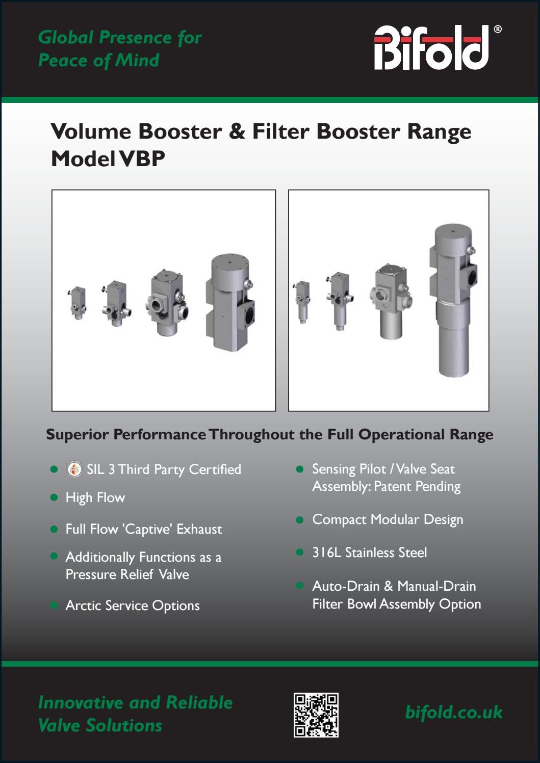 Volume Booster & Filter Booster Range Model VBP Catalogue by Jet ...