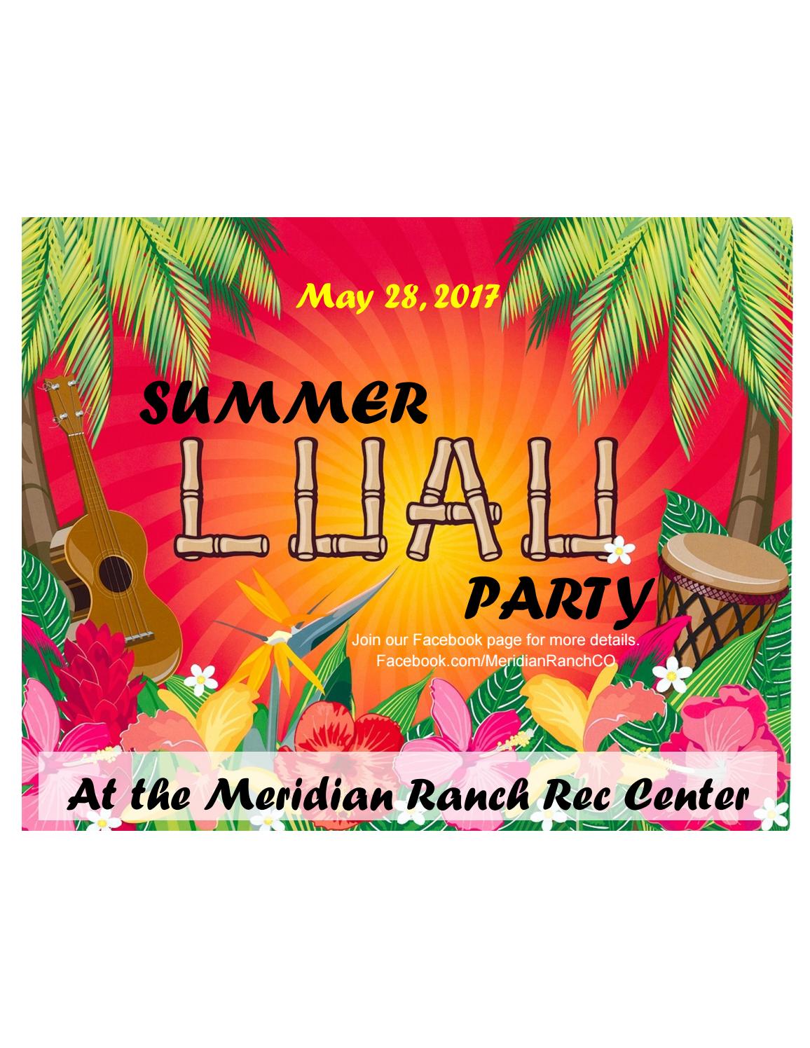 Summer Luau Party by Meridian Ranch - Issuu