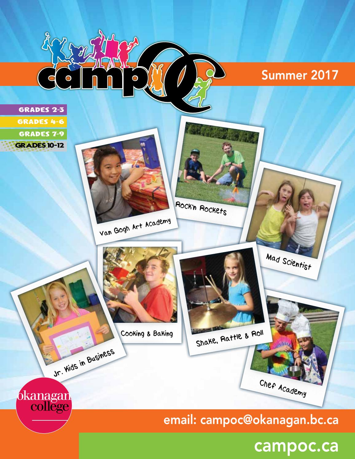Camp OC Kelowna 2017 Brochure – Okanagan College by Okanagan College ...