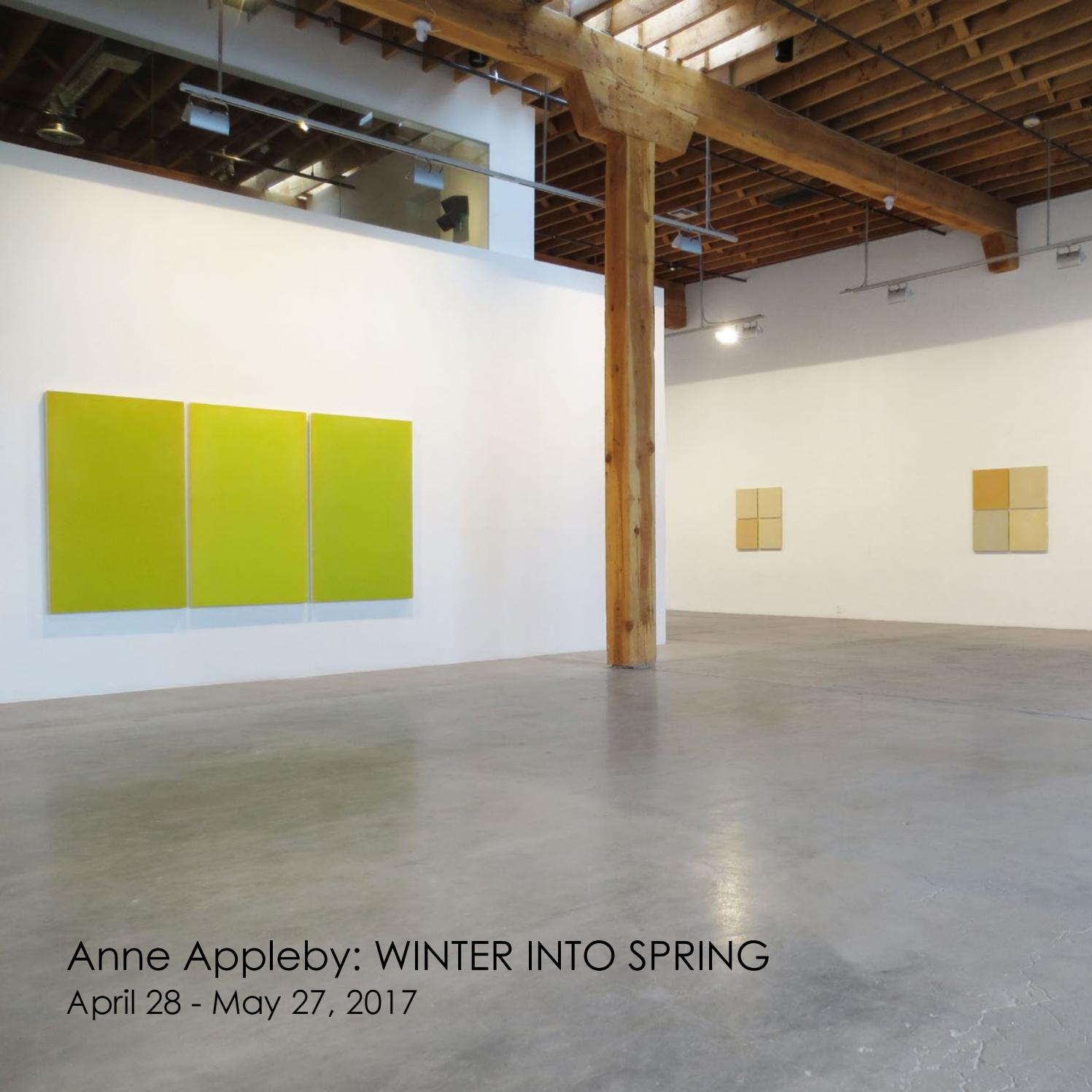 Anne Appleby: Winter into Spring by Charlotte Jackson Fine Art - Issuu