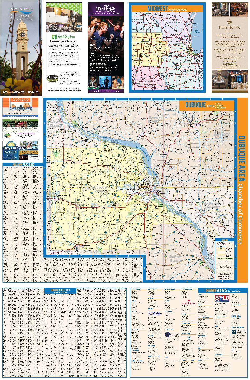 Dubuque IA Community Map 2017 by Town Square Publications, LLC - Issuu