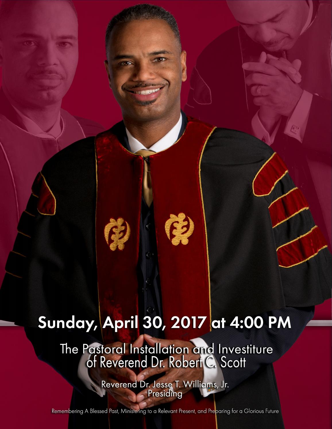 The Pastoral Installation and Investiture of Reverend Dr. Robert C ...