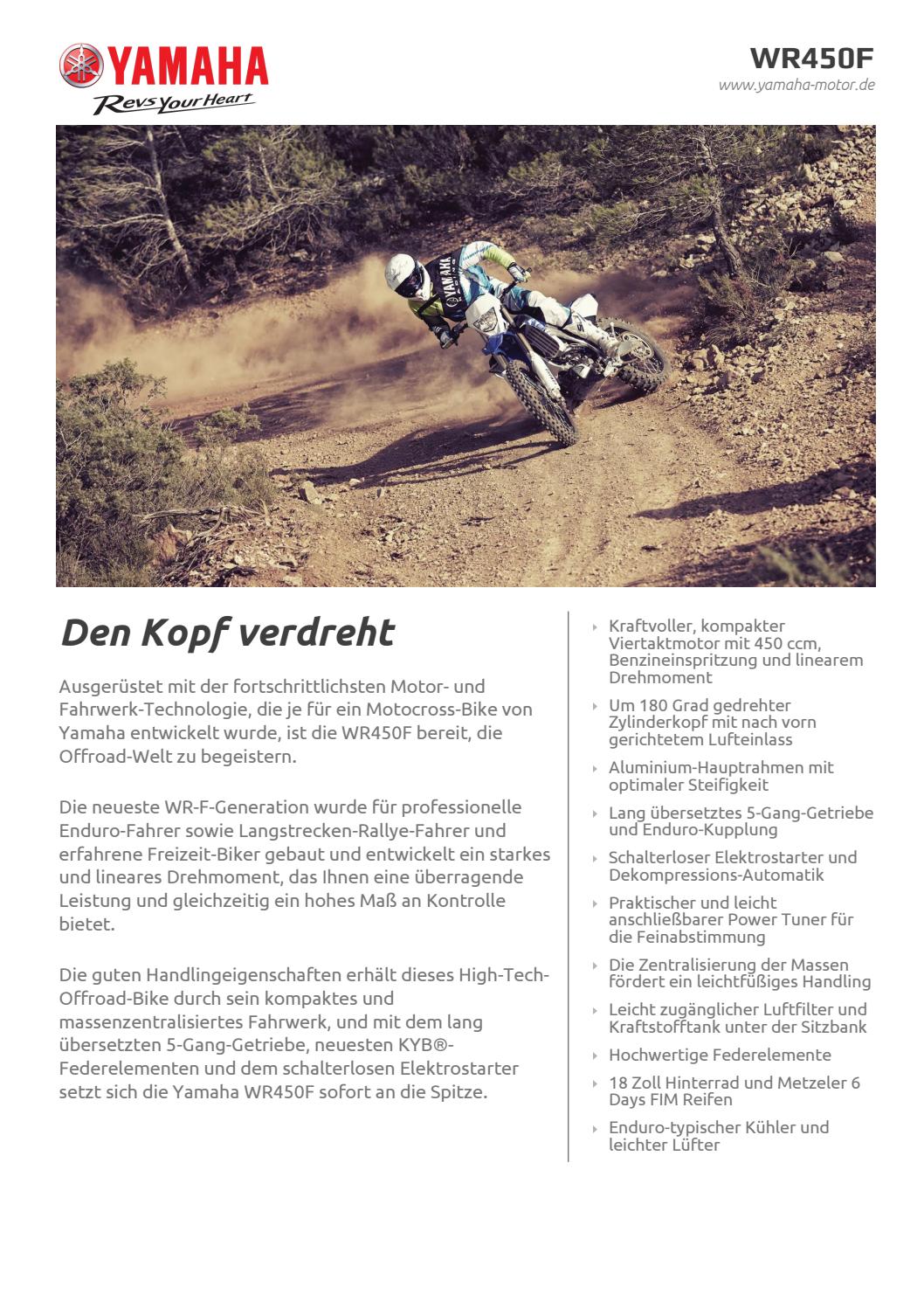 2017 yamaha wr450f by 1000PS Internet GmbH - Issuu