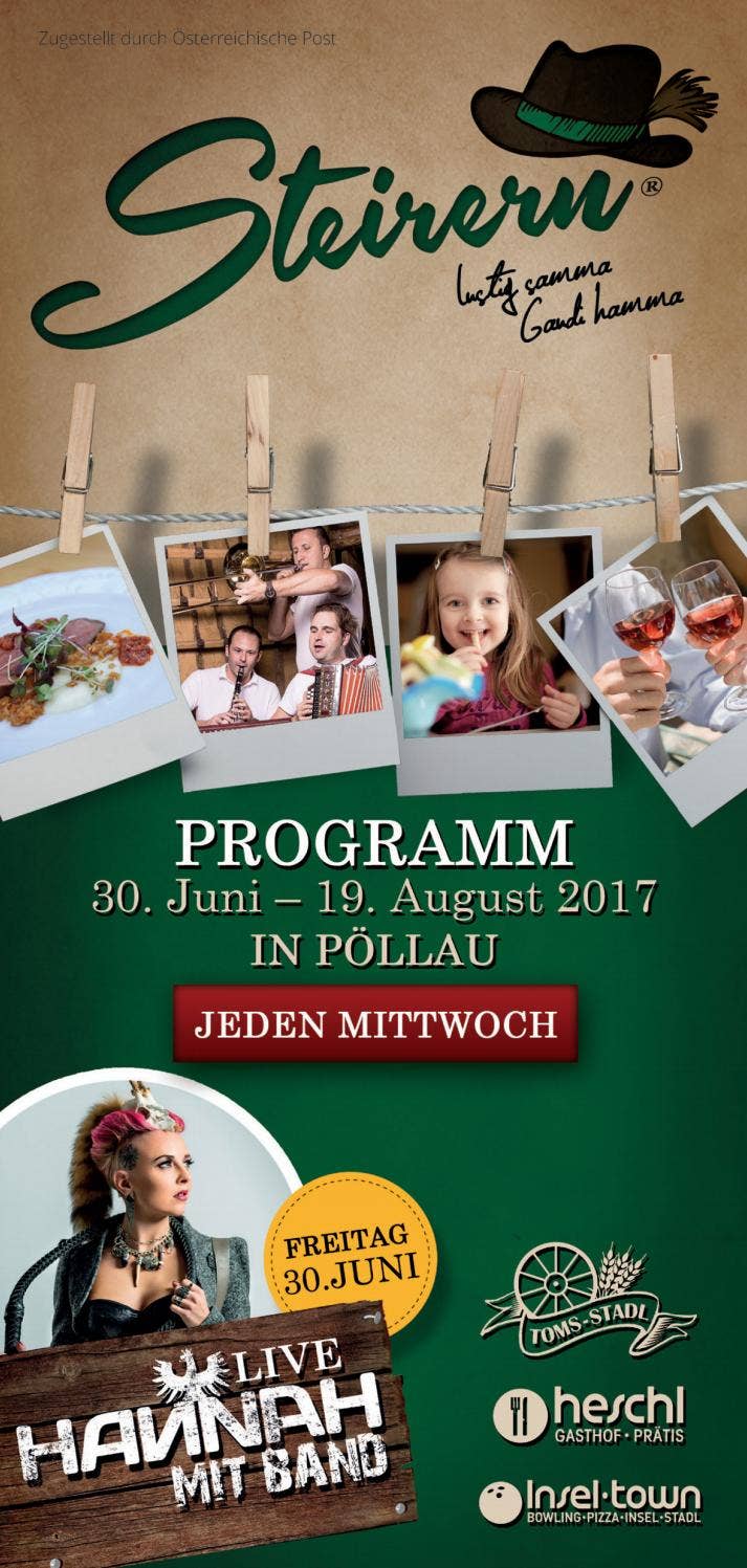 Steirern Programmheft 2017 by Inred Werbeagentur - Issuu