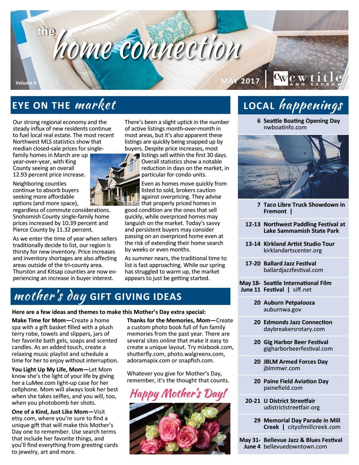 CW Title and Escrow Newsletter | 5.2017 by CW Title and Escrow - Issuu