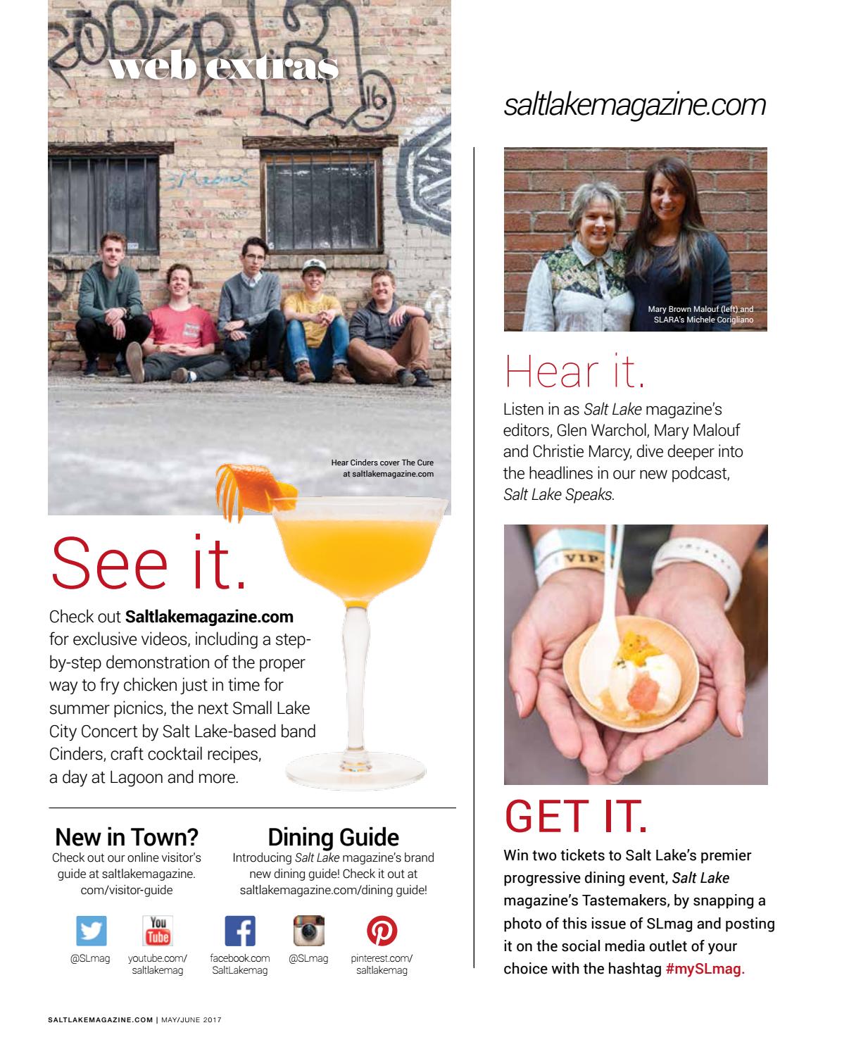 Salt Lake Magazine May June 2017 by Salt Lake Magazine - Issuu