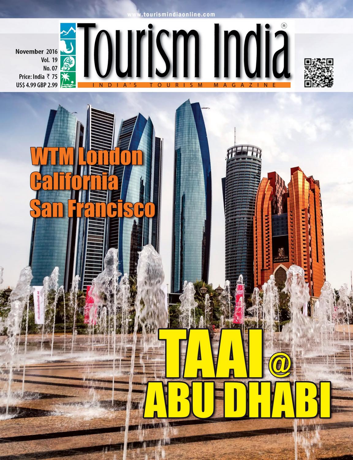 TOURISM INDIA NOVEMBER 2016 by TOURISM INDIA - Issuu