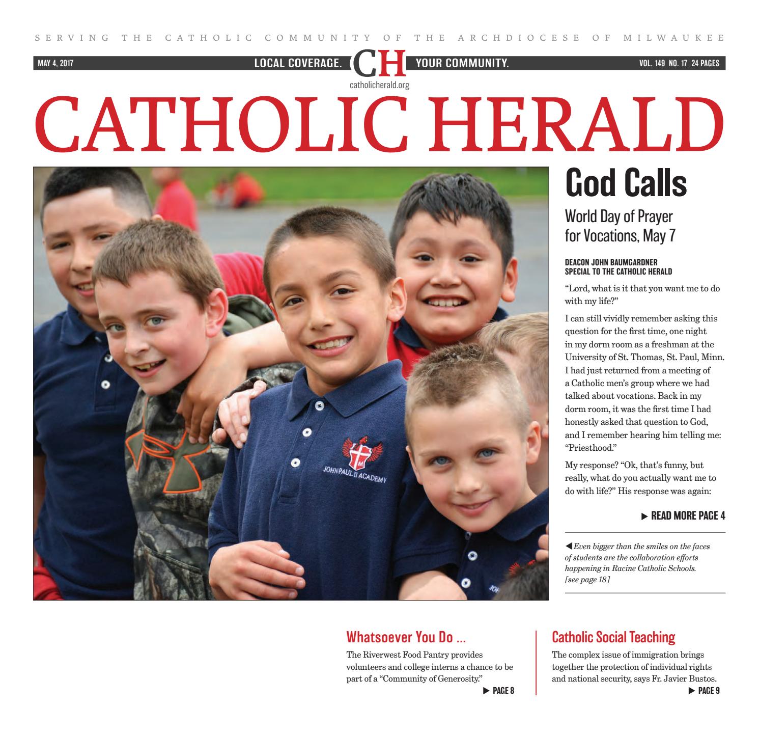 Catholic Herald | May 4, 2017 by Archdiocese of Milwaukee - Issuu