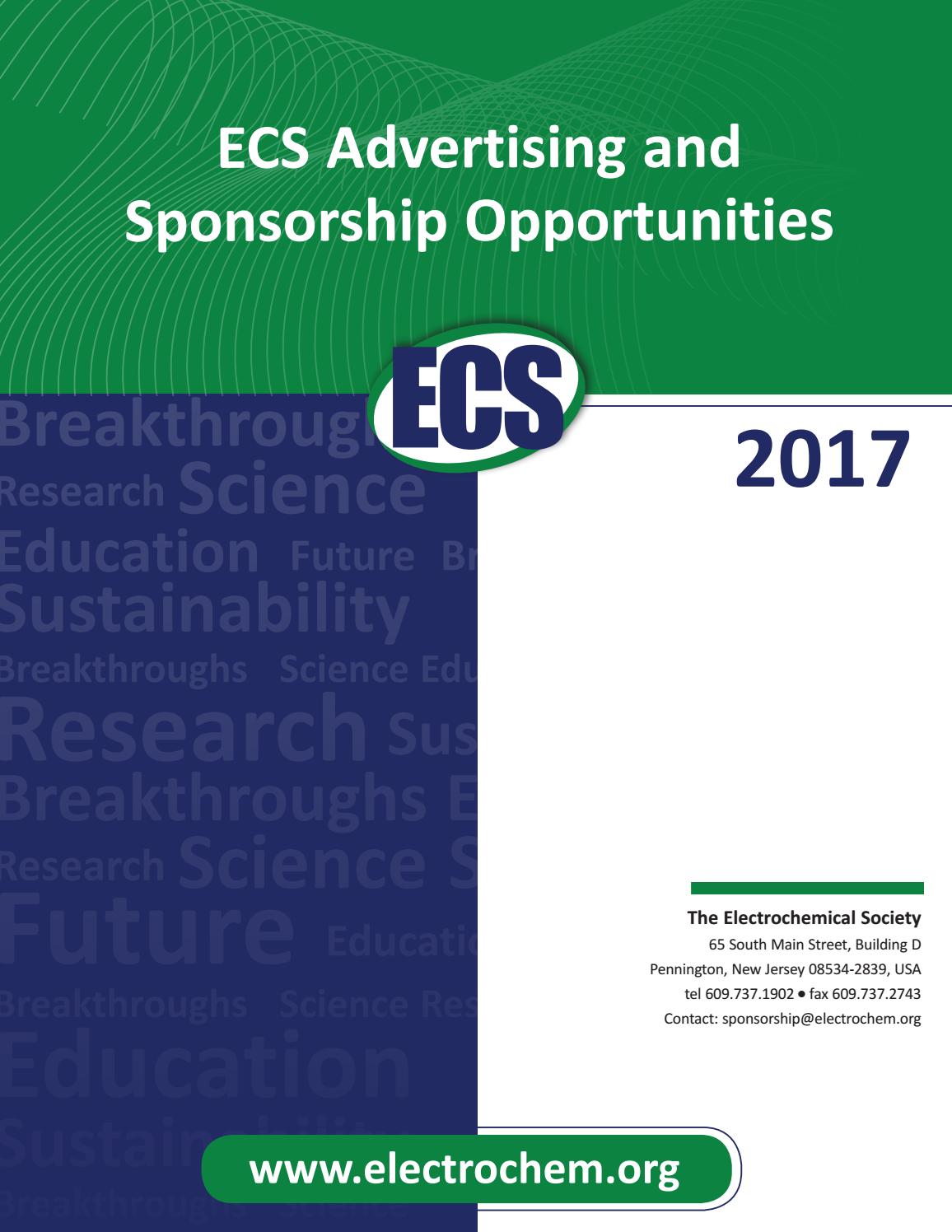 2017 ECS Media Kit by The Electrochemical Society - Issuu