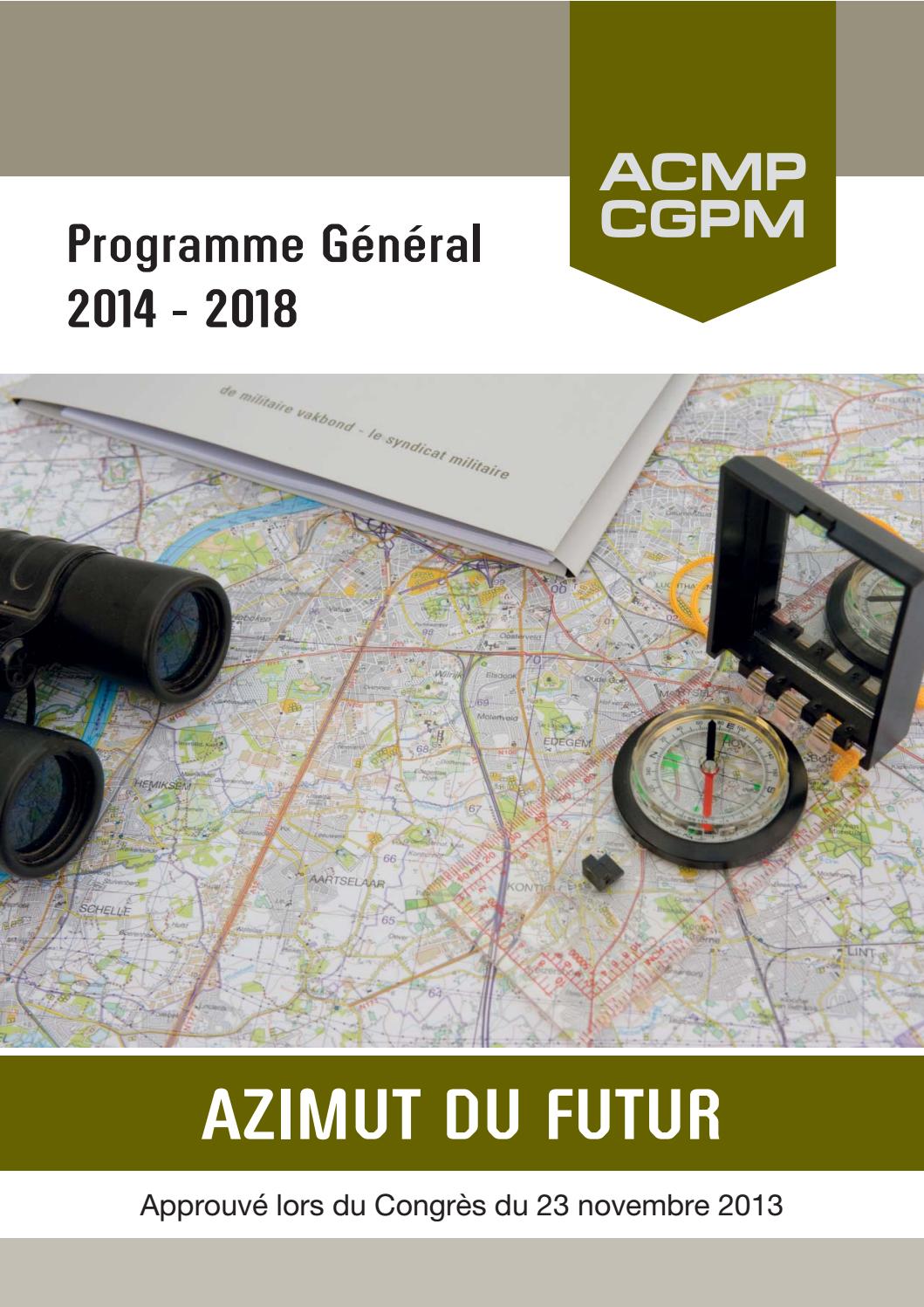 Programme general 2014 2018 CGPM by ACMP-CGPM - Issuu