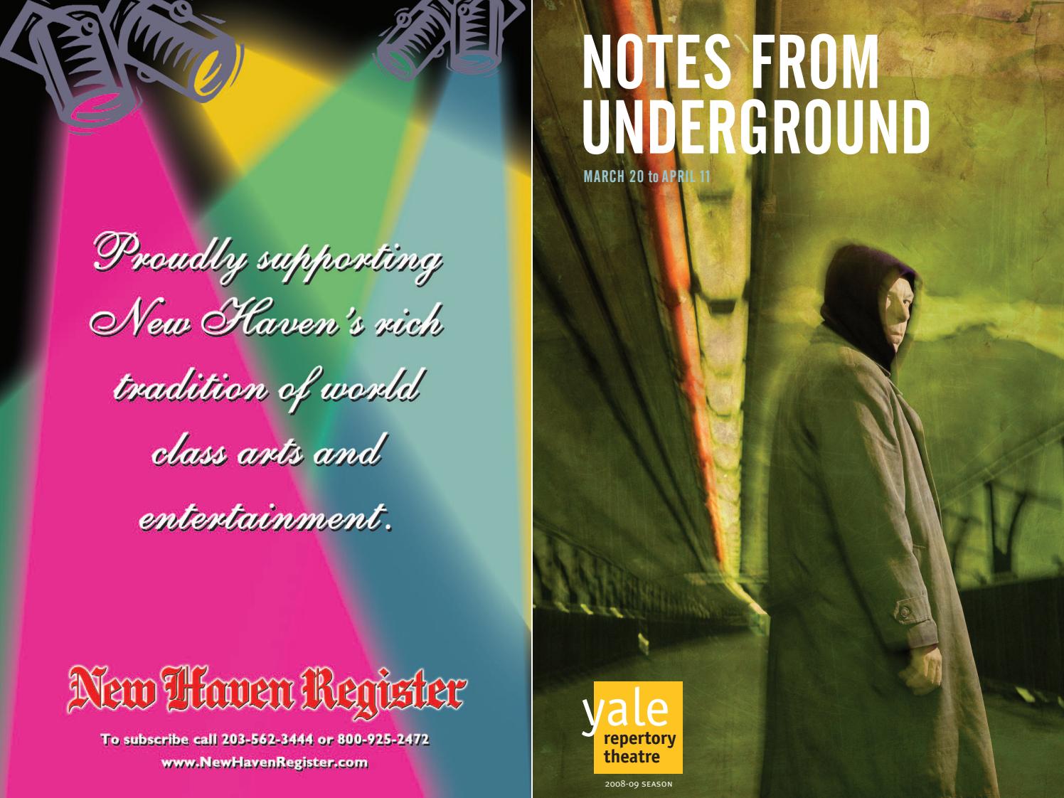 Notes from Underground (2009) by David Geffen School of Drama at Yale ...