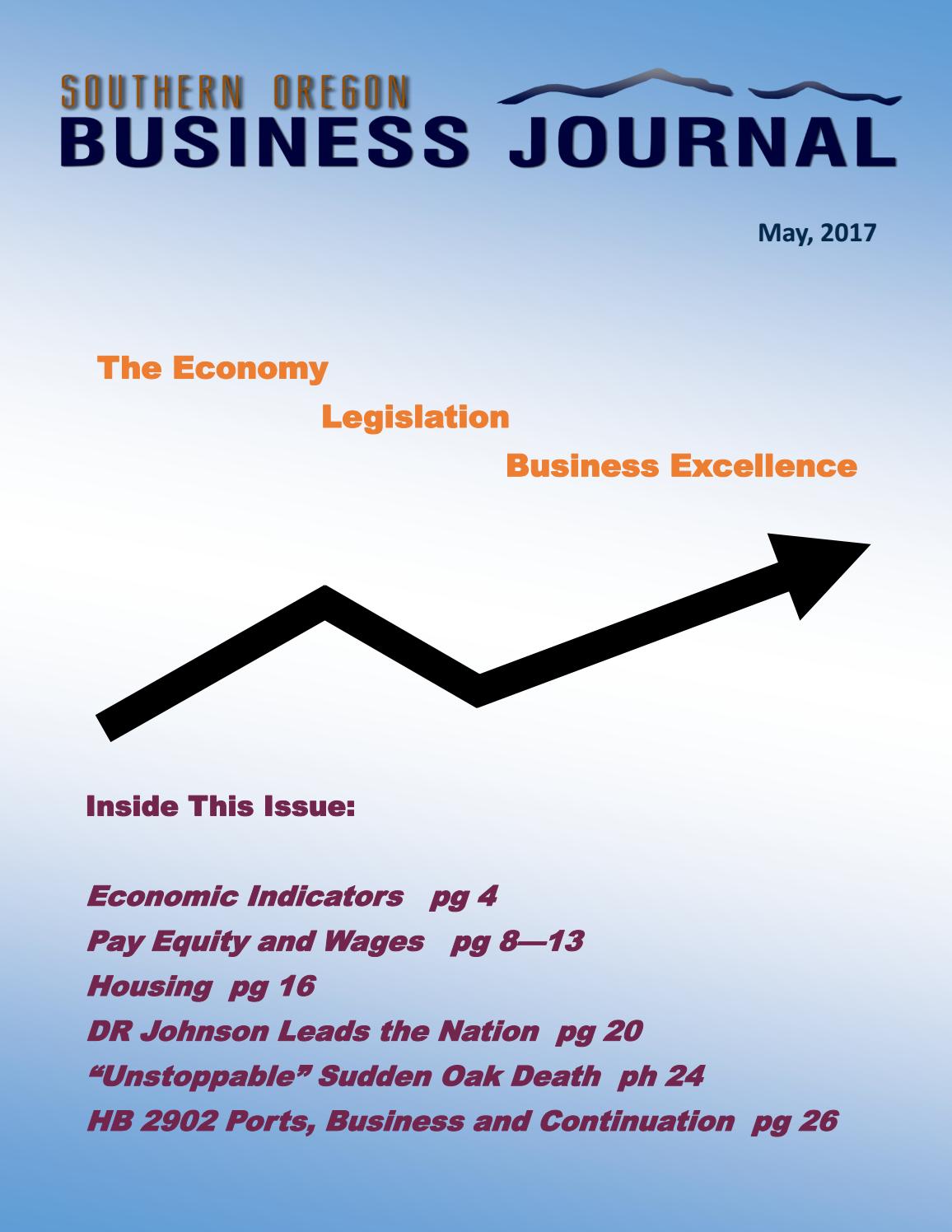 May 2017 journal by Southern Oregon Business Journal - Issuu