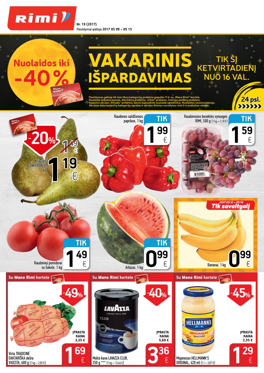 RIMI savaitinis leidinys Nr. 19-2017 Kai kurių pasiūlymų galite nerasti ...