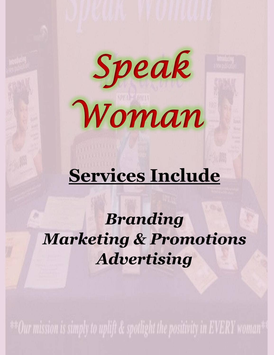 Speak Woman Branding Information & Agreement by Speak Woman Magazine ...
