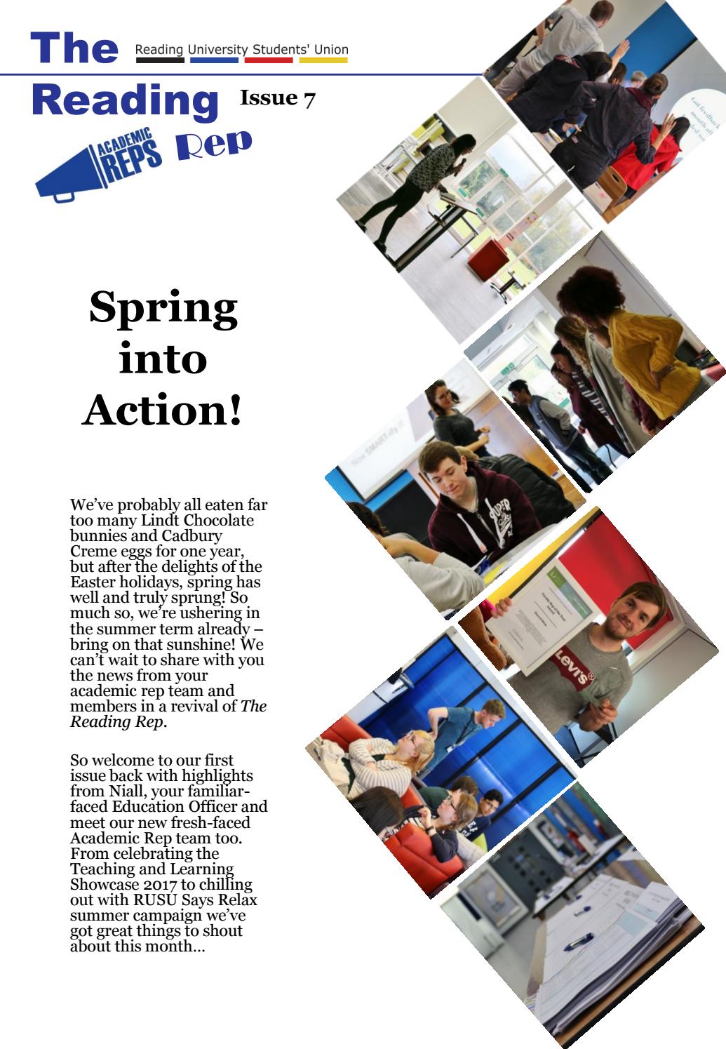 The reading rep issue 7 (1) by Reading Students' Union - Issuu