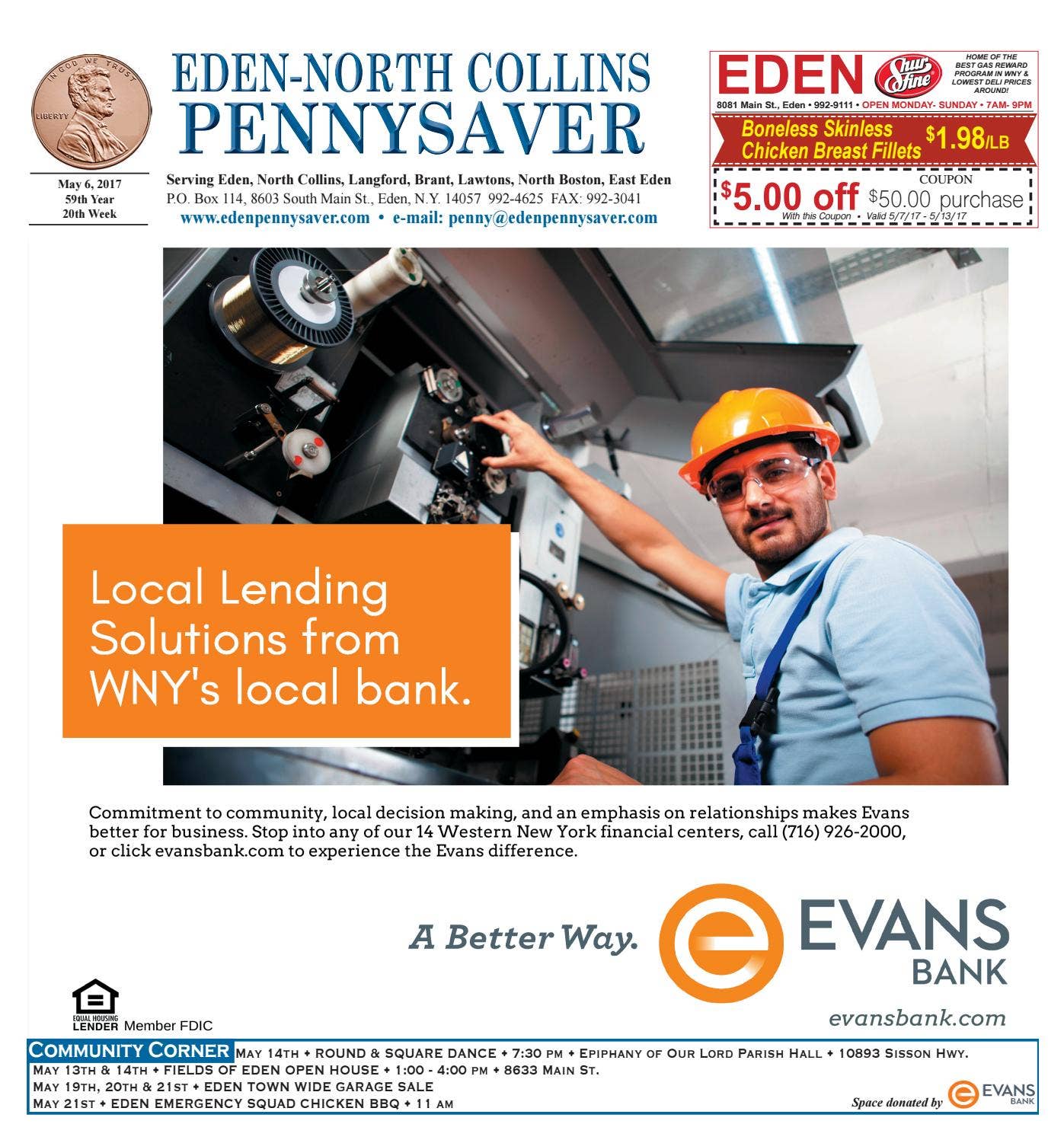 Eden- North Collins Pennysaver 5-6-17 by Eden- North Collins Pennysaver ...