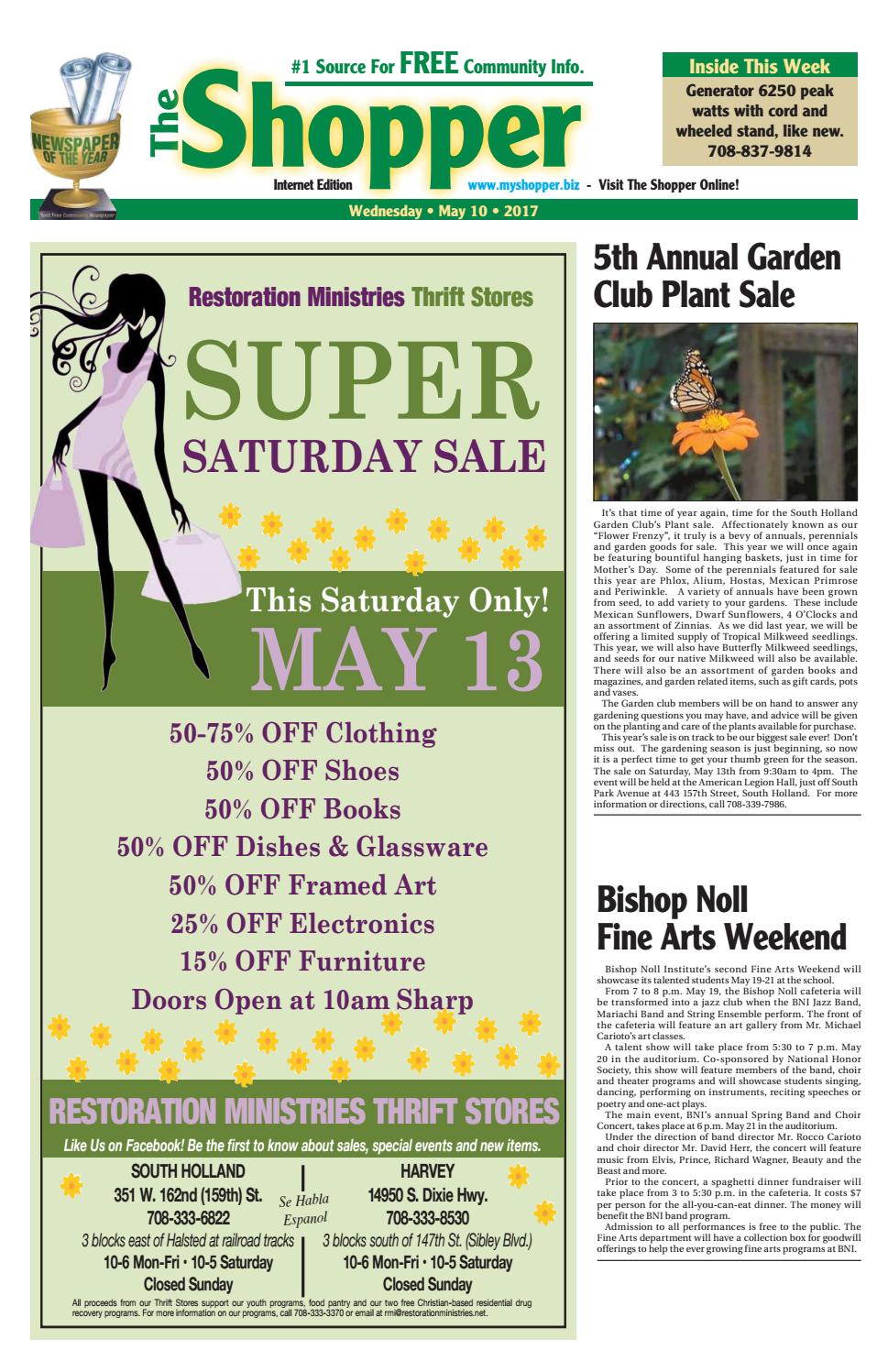 The Shopper 5/10/17 by The Shopper - Issuu