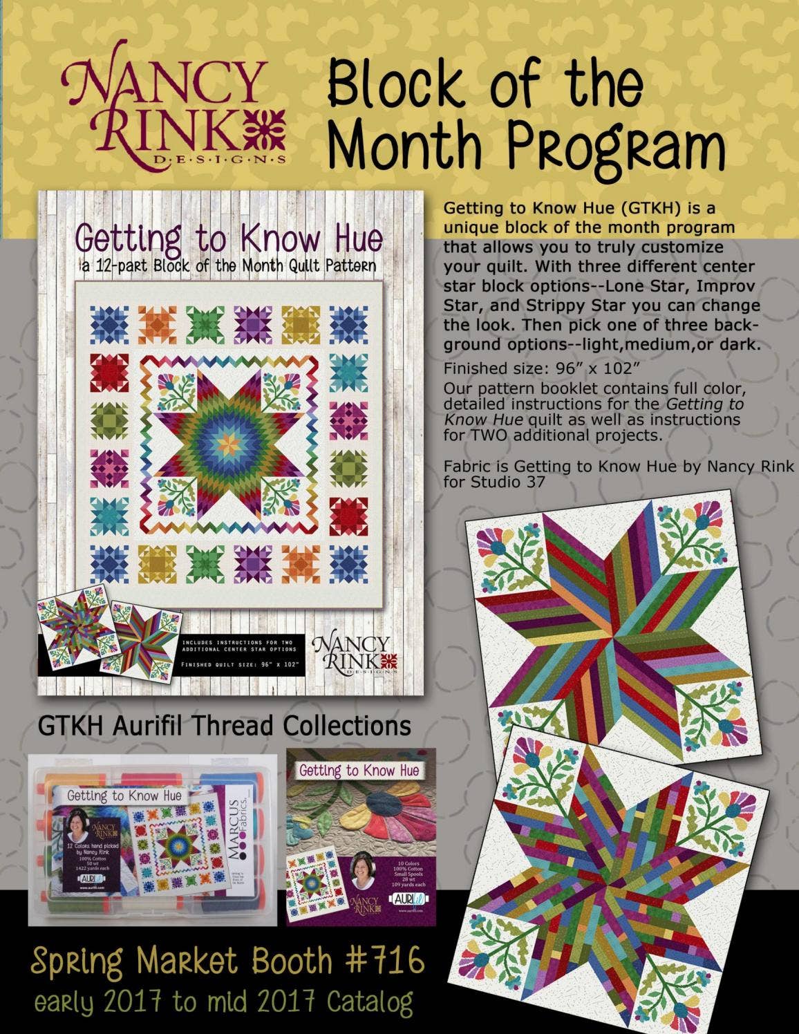 Nancy Rink Designs 2017 Spring Catalog by Nancy Rink Designs - Issuu
