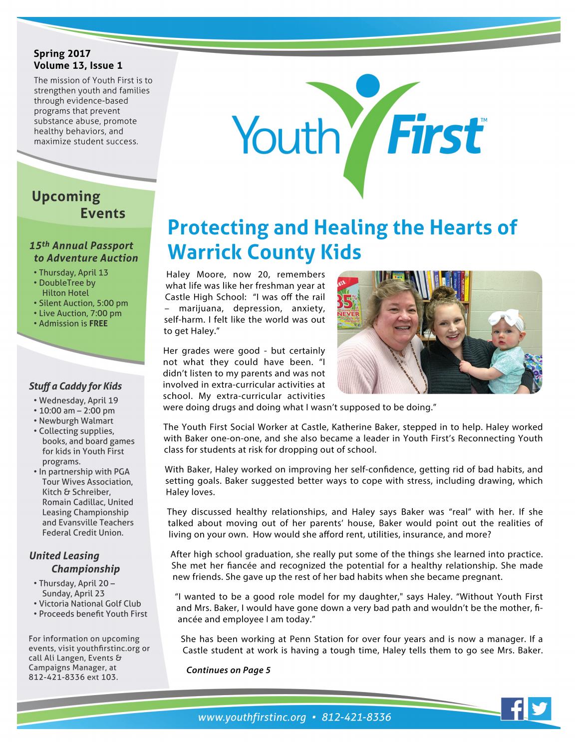 Youth First Newsletter, v13 i1 by Youth First - Issuu