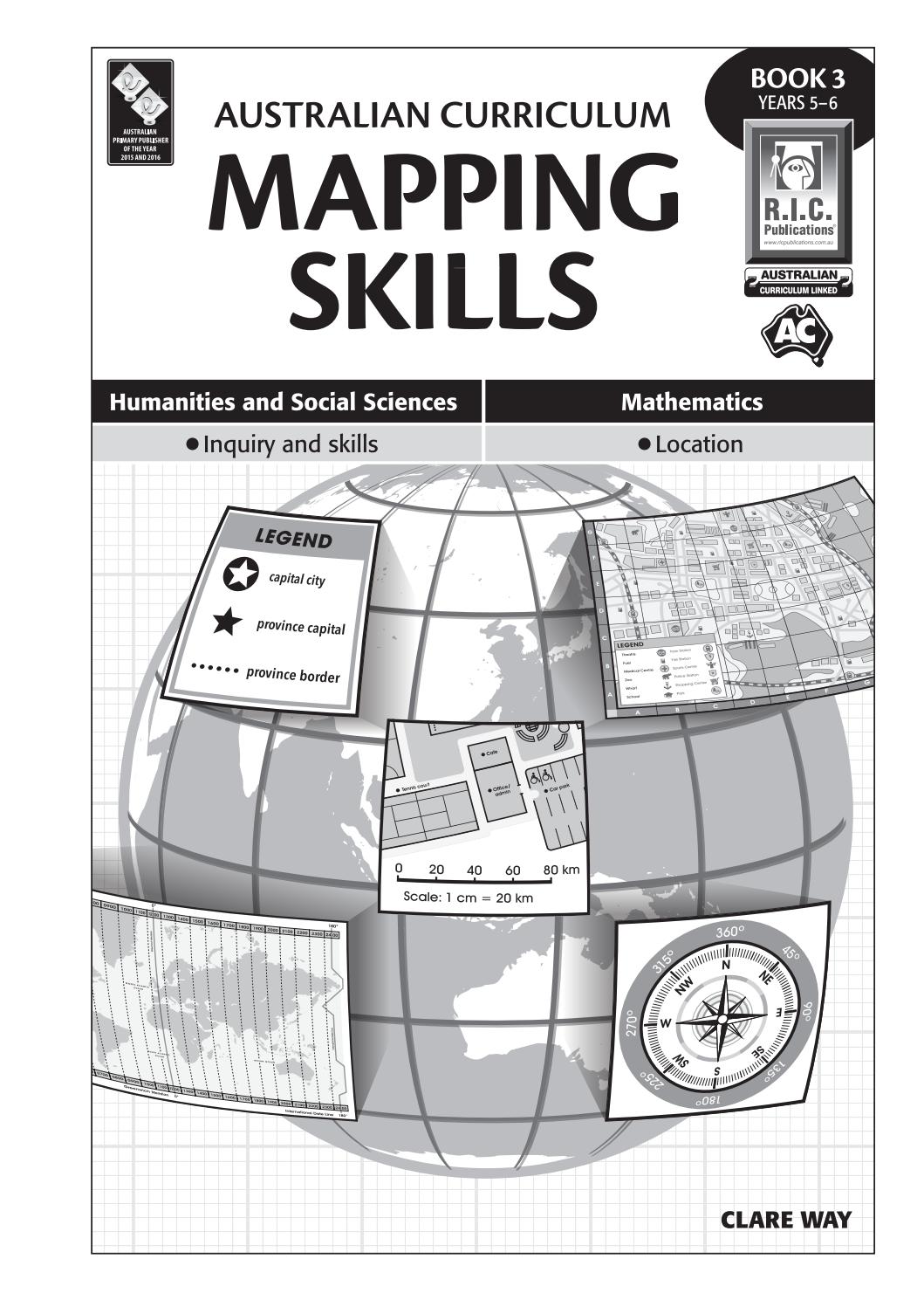 Australian Curriculum - Mapping Skills: Book 3 (Years 5-6) by Teacher ...