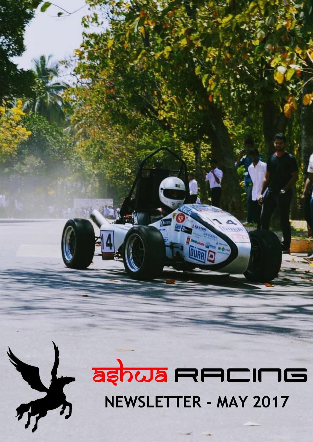 Ashwa Racing Newsletter May 2017 Edition by Ashwa Racing - Issuu