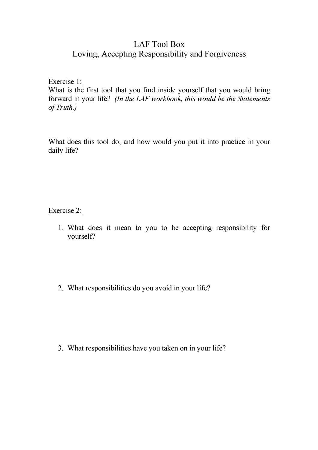 Laf tool box worksheet course 6 by Inner Light Ministries - Issuu