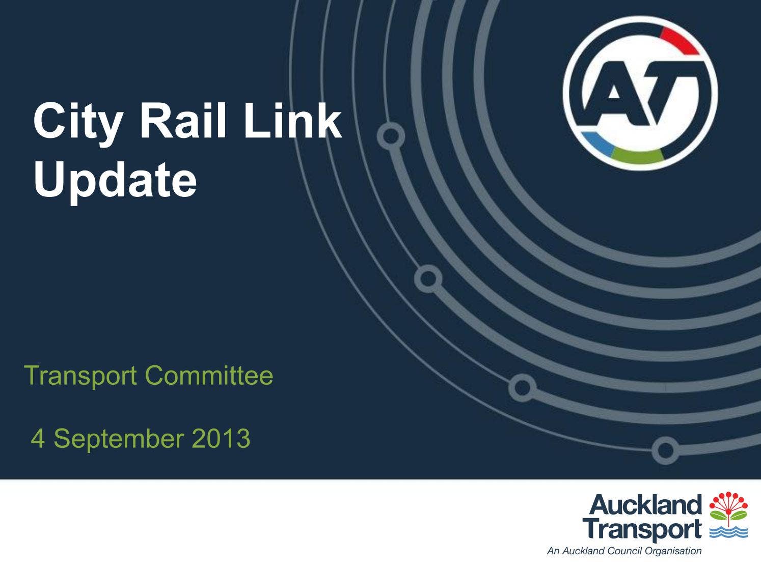 Auckland transport funding and planning manager presents to auckland ...