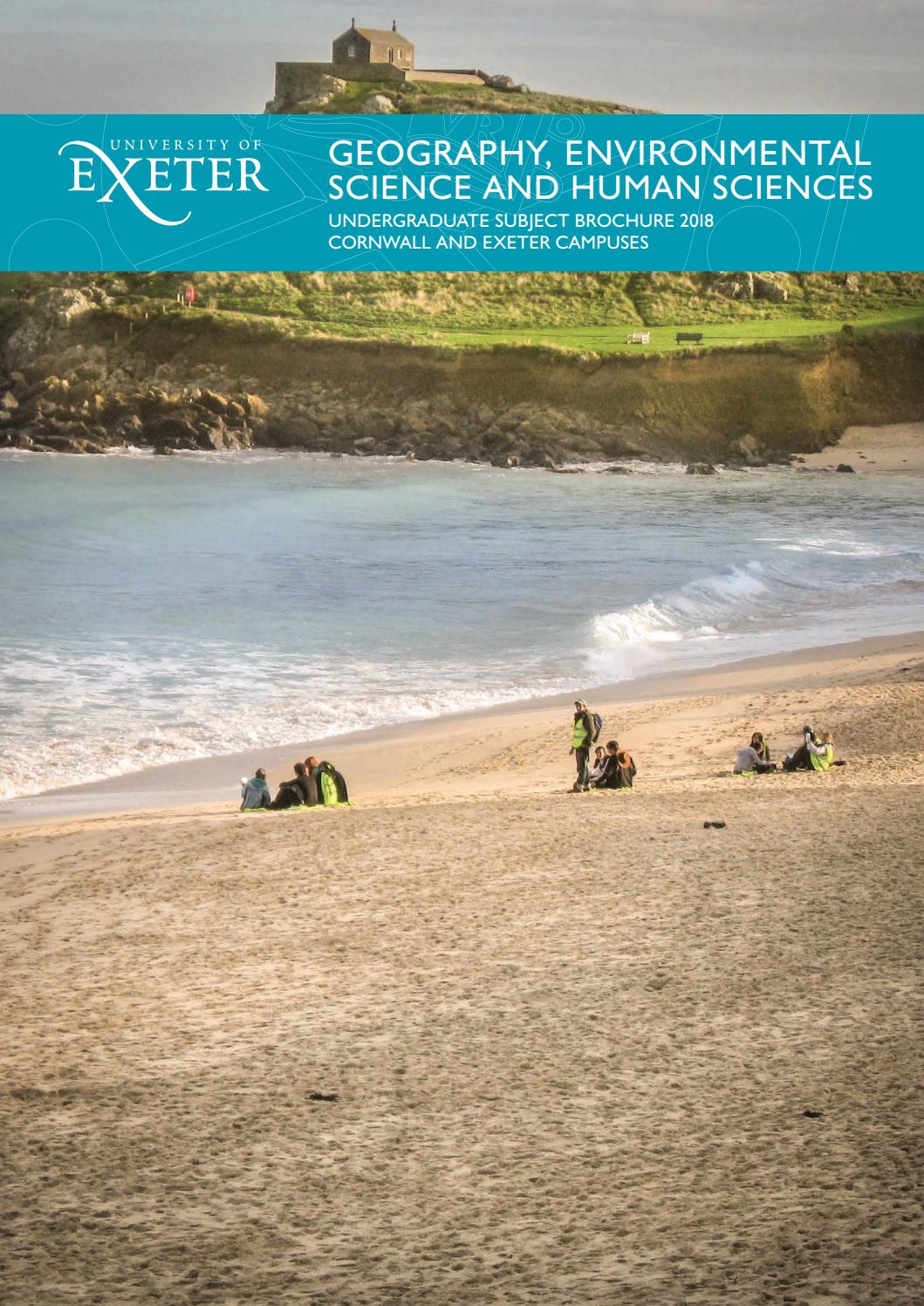 Geography, Environmental Science and Human Sciences undergraduate ...