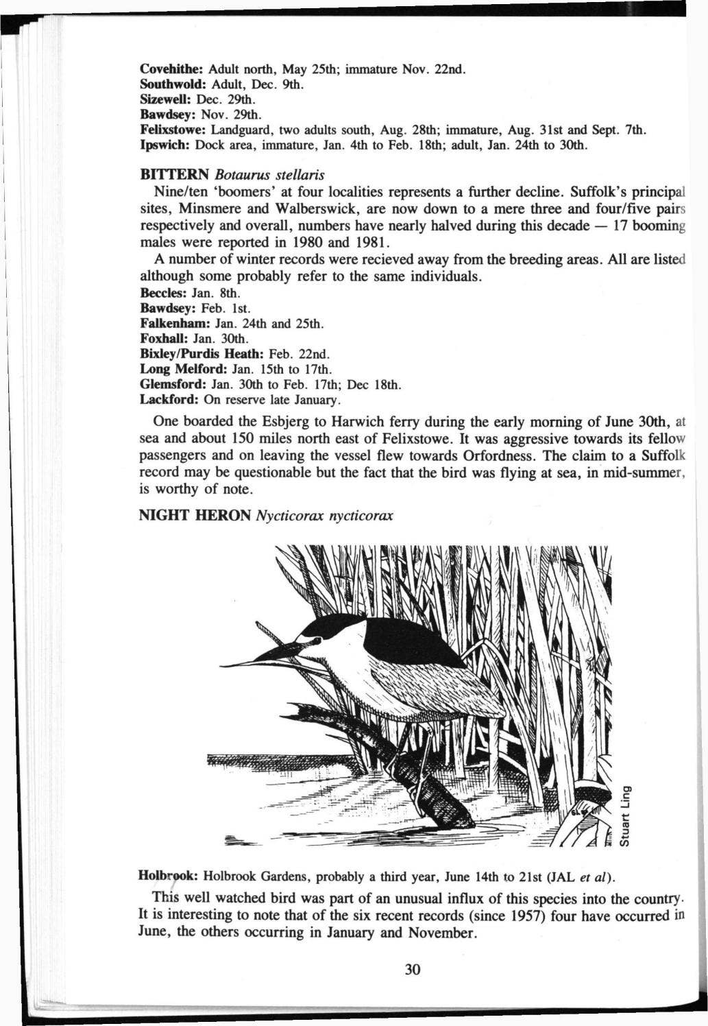 Suffolk Birds 1988 by Suffolk Naturalists' Society - Issuu