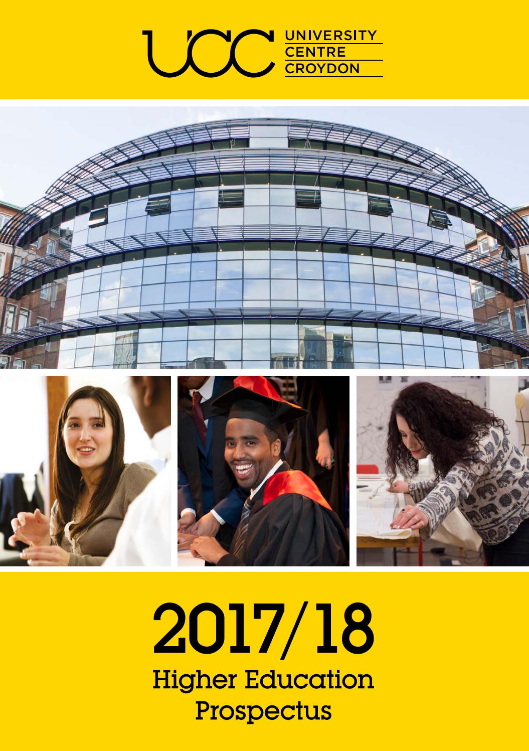 University Centre Croydon Prospectus - 2017/18 by Croydon College - Issuu