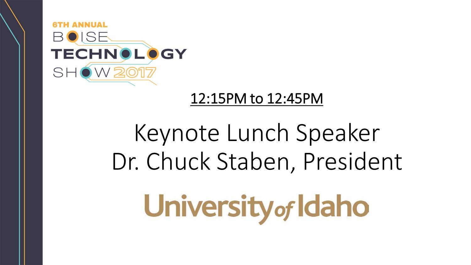 Boise Technology Showcase 2017 by The University of Idaho - Issuu