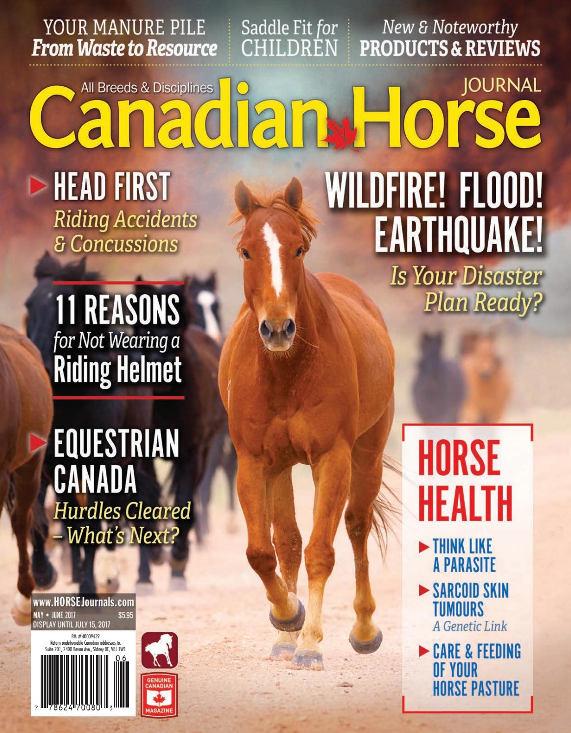 Canadian Horse Journal -May June 2017 - SAMPLE by Horse Community ...