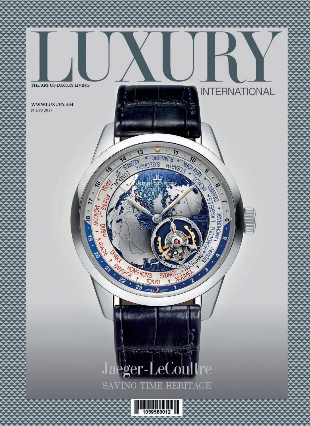 LUXURY MAGAZINE: JAEGER-LECOULTRE by Luxury Magazine - Issuu