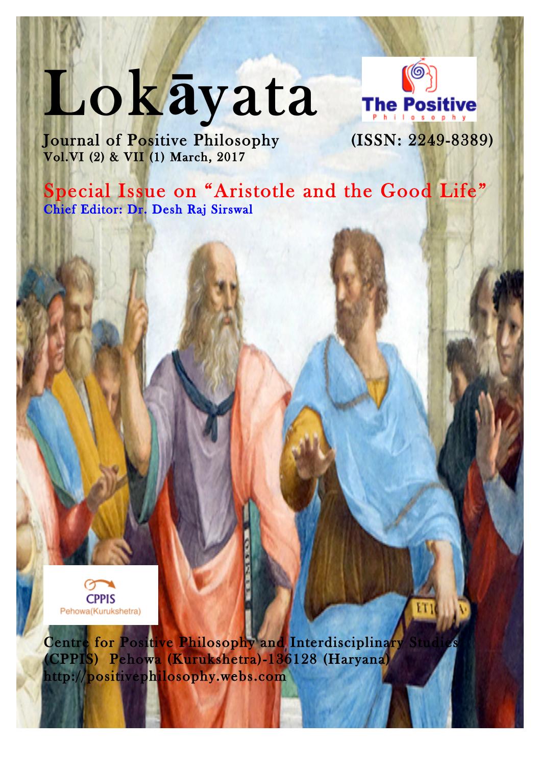 Lokayata ,Vol VI & VII( March 2017) by CPPIS Pehowa - Issuu