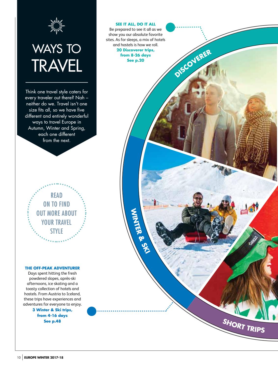 Contiki Holidays Europe Winter eBrochure 2017/18 (USD) by Contiki - Issuu