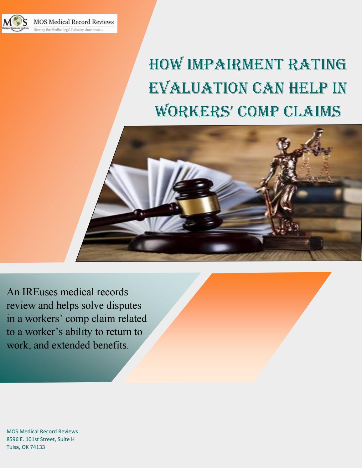 How impairment rating evaluation can help in workers’ comp claims by ...