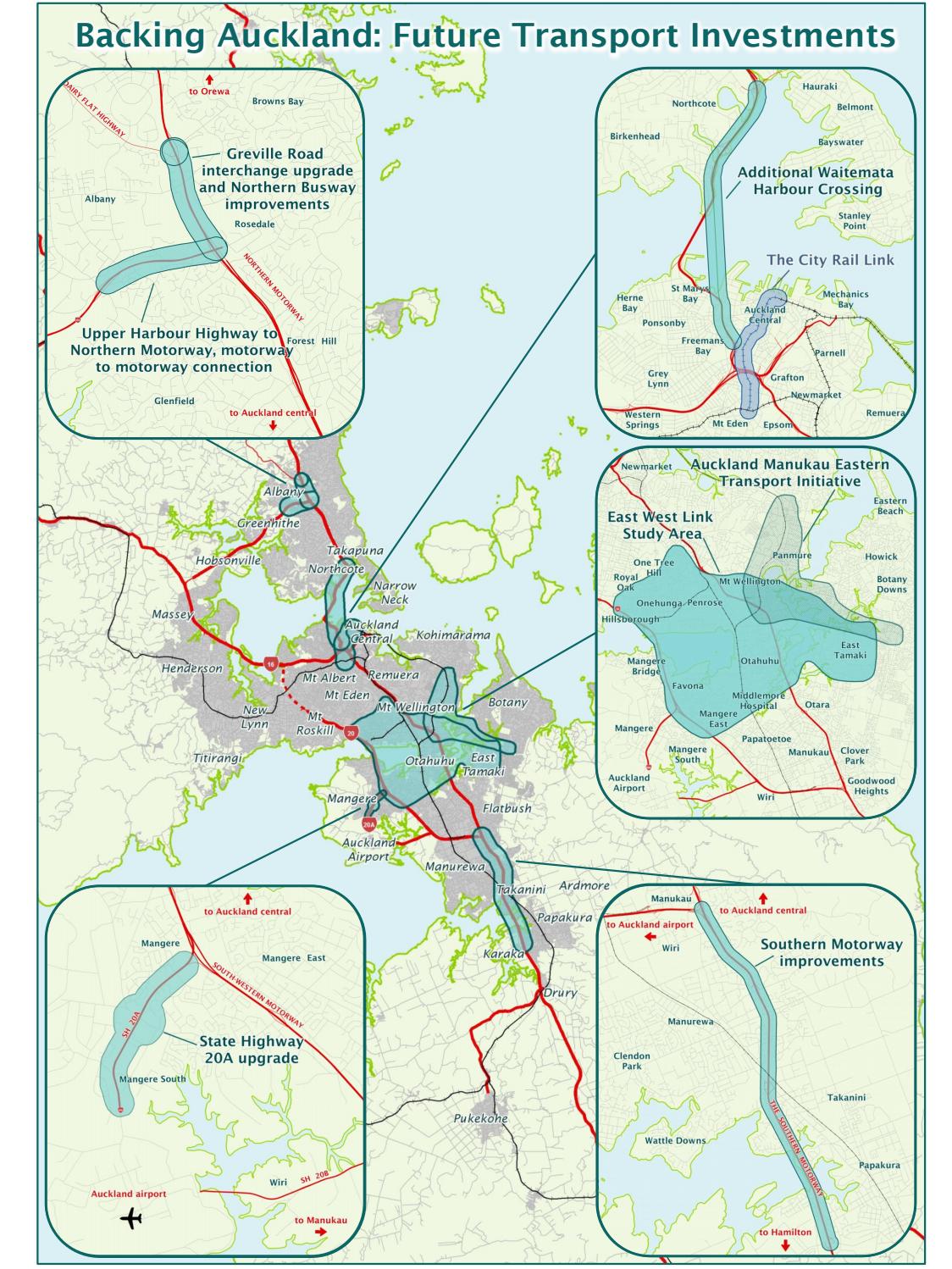 Auckland Projects Map by City Rail Link Ltd - Issuu