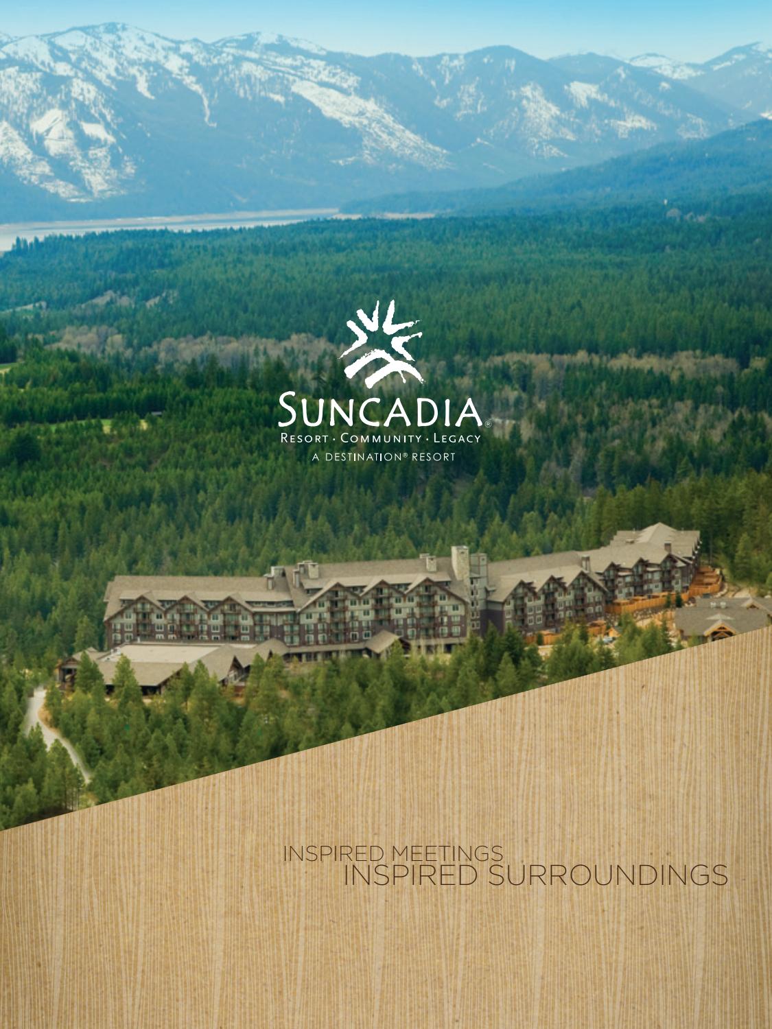 Meetings at Suncadia Brochure by Suncadia Resort - Issuu