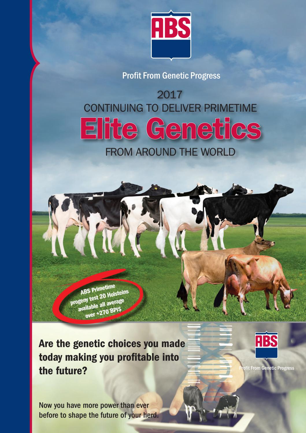 ABS Australia 2017 Primetime Genomic Sire Directory by ABS Global, Inc ...