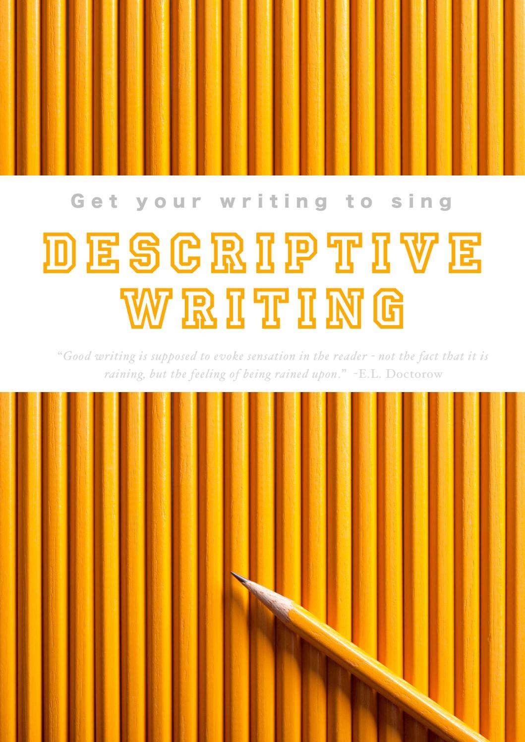 Descriptive Writing by gracie508 - Issuu