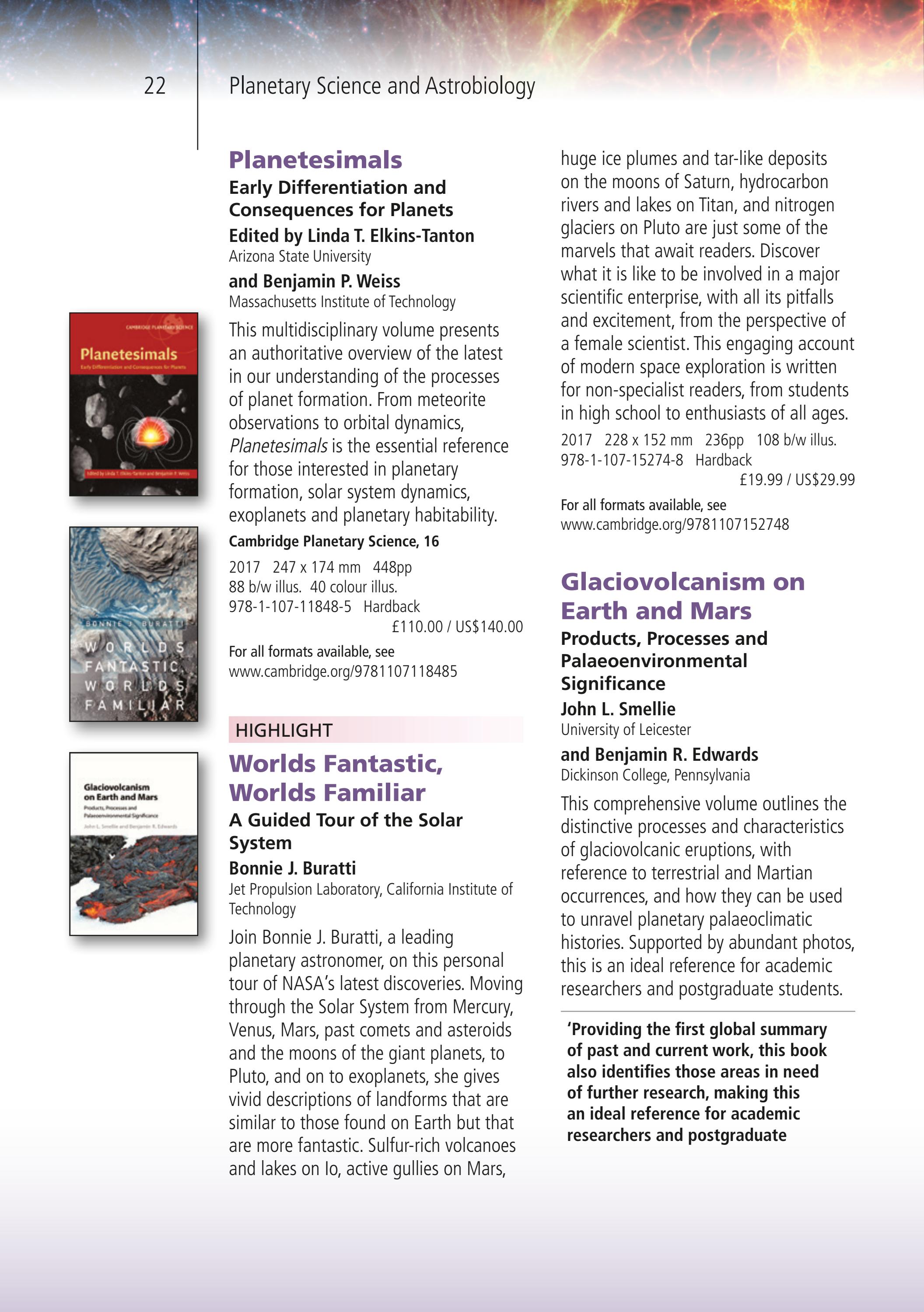 Astronomy, Astrophysics & Planetary Science 2017 by Cambridge ...