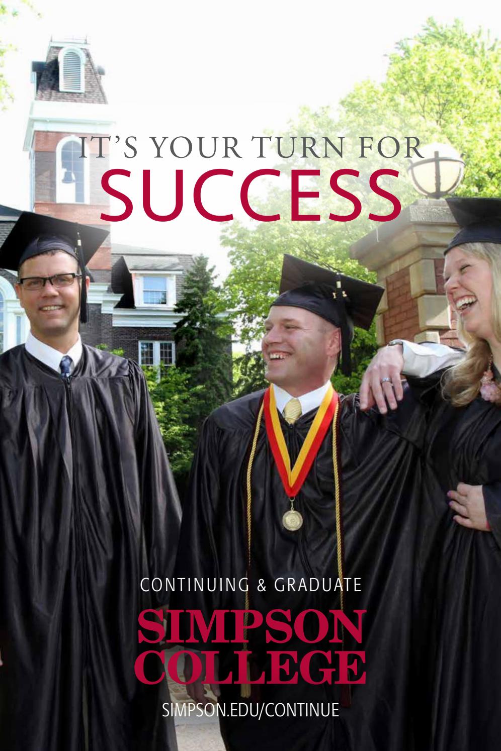 2017 Continuing & Graduate Search Piece by Simpson College - Issuu