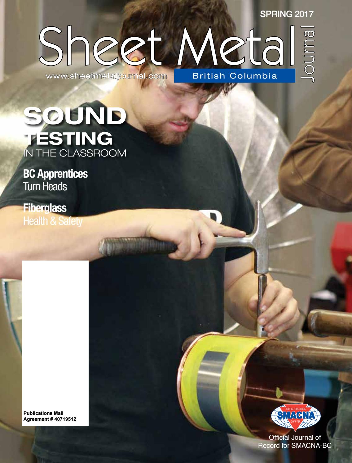 Sheet Metal Journal Spring 2017 by Sheet Metal Journal - Issuu
