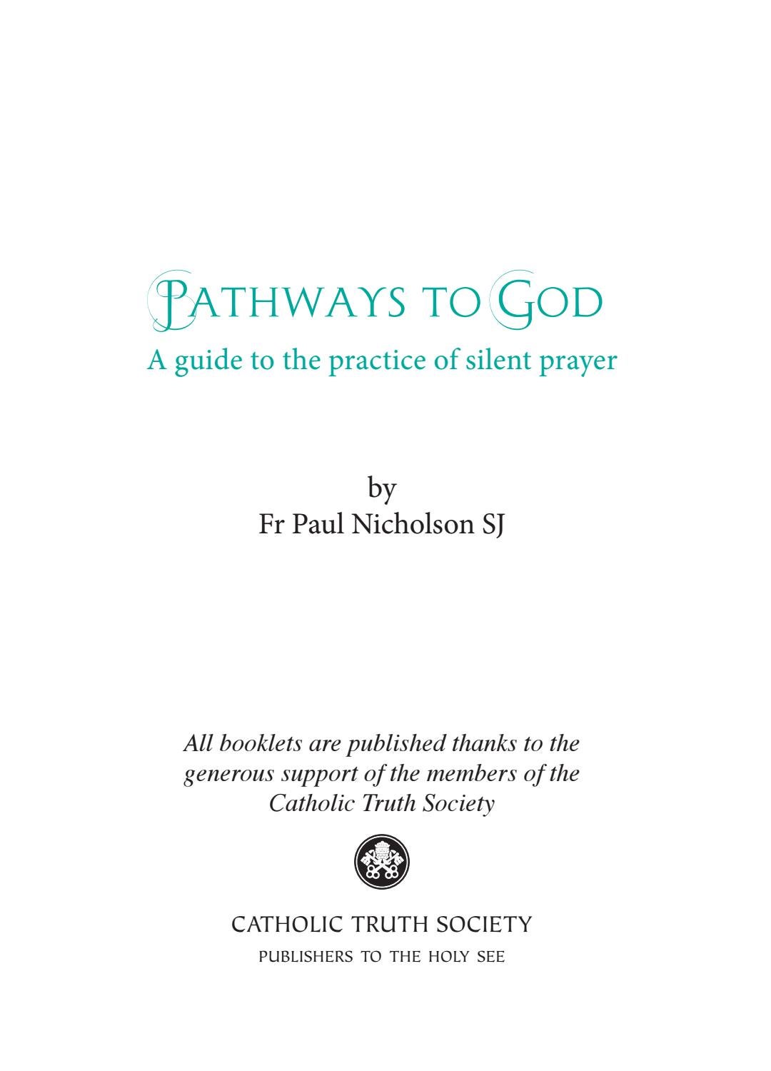 Pathways to god preview by Catholic Truth Society - Issuu
