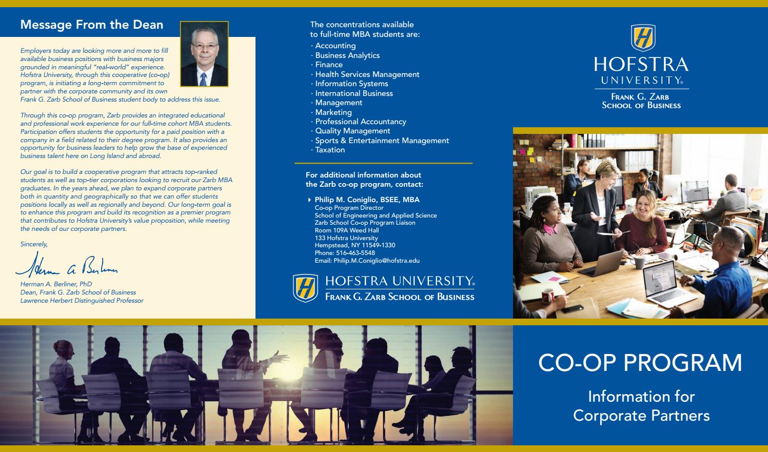 Co-op Program, Information for Corporate Partners by Hofstra University ...